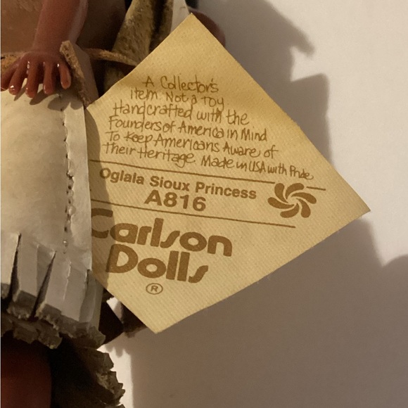 Carlson Dolls | Other | Vintage Olglala Sioux Princess Native American ...